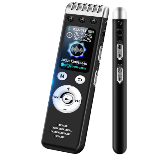 Chronus 16GB Voice Recorder, Voice Activated Recorder with Playback for ...