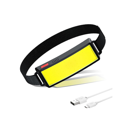 Chronus Rechargeable LED COB Headlamp, Super Bright Battery Powered COB ...