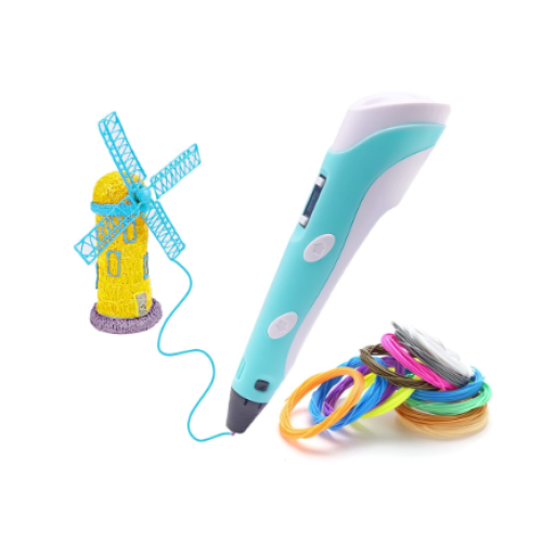 Chronus 3D Printing Pen, Drawing Pen with 12 Colors PLA Filament ...