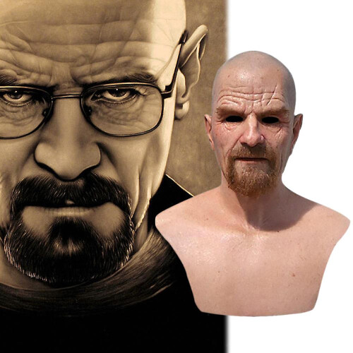 Latex Realistic Old Men Mask Male Disguise Masks Cosplay Costume ...