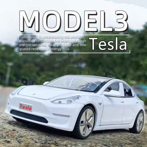 1:32 Tesla Model 3 Alloy Car Model Diecast Metal Vehicles Toy Car Model ...