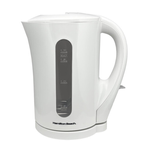 Hamilton Beach Essential 1.7L Plastic Kettle White on OnBuy