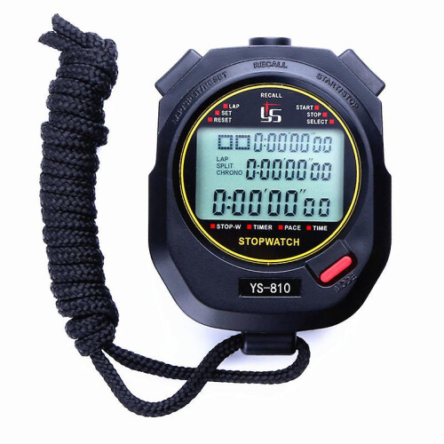 Stopwatch With Whistle, Professional Stopwatch 60 Memory With Mute And Light Function For Sports ...