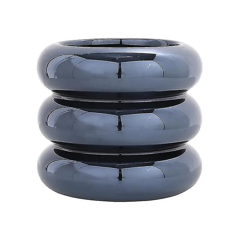 (Dark Gray) Ceramic Indoor Plant Pots For Home on OnBuy