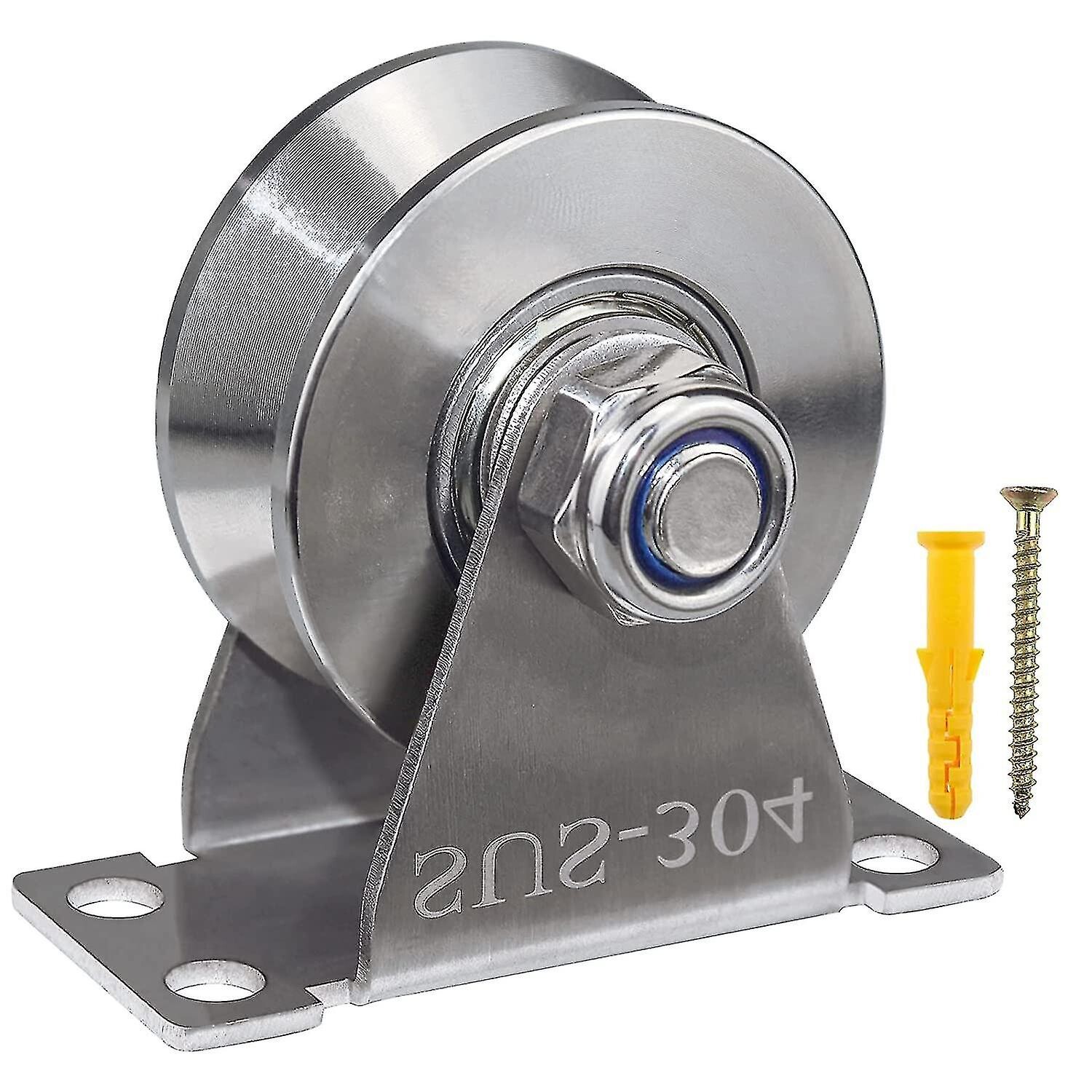 Groove Wheel Pulley Stainless Steel Pulley Block Super Silent Single ...