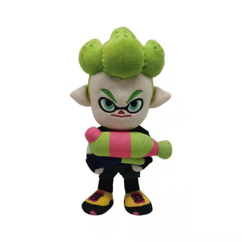 (Green Inkling Sanei) New Splatoon 2 Plush Doll Marina Pearl Splatoon ...