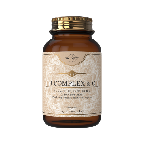 Sky Premium Life B-Complex with Vitamin C – 60 Vegan Capsules on OnBuy