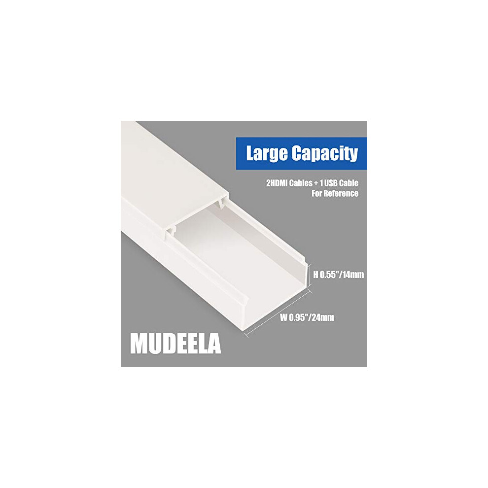 Cable Trunking Kit, Trunking for TV Cables, Self Adhesive Wall Cable ...
