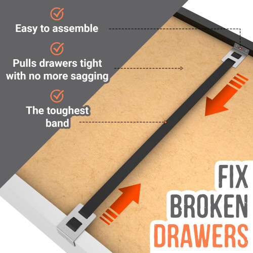 - 8 Pack Drawer Doctor Kit - Mend Broken Buckled Draw - Drawer ...