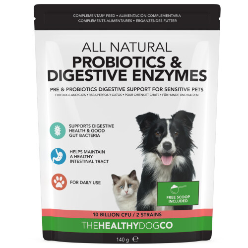 - Probiotic Powder for Dogs, Sprinkle On Food - Digestive Enzymes Dog ...