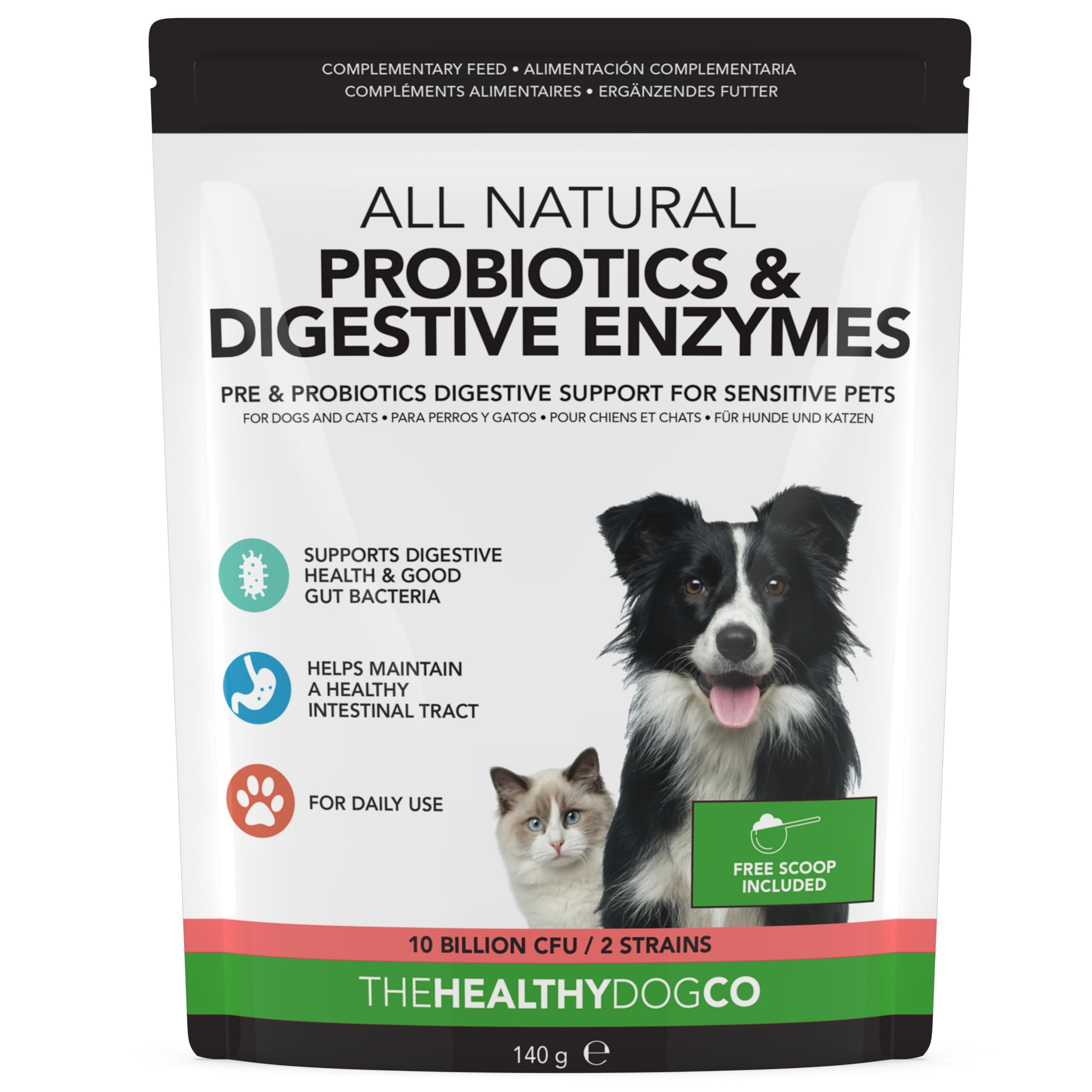 - Probiotic Powder for Dogs, Sprinkle On Food - Digestive Enzymes Dog ...