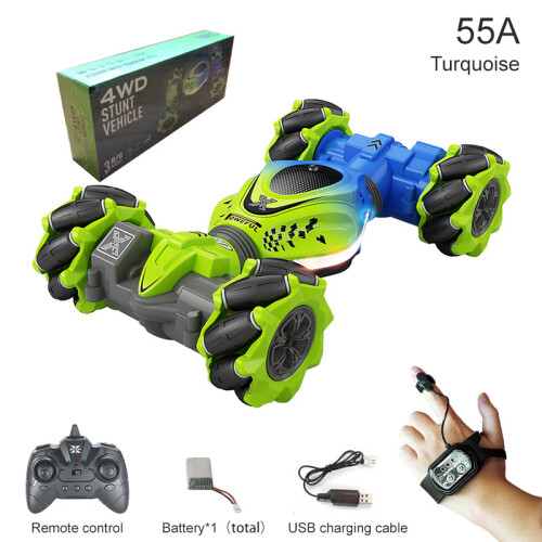 (Green TWO RC 1B) NEW 4WD RC Car Toy 2.4G Radio Remote Control Cars RC ...