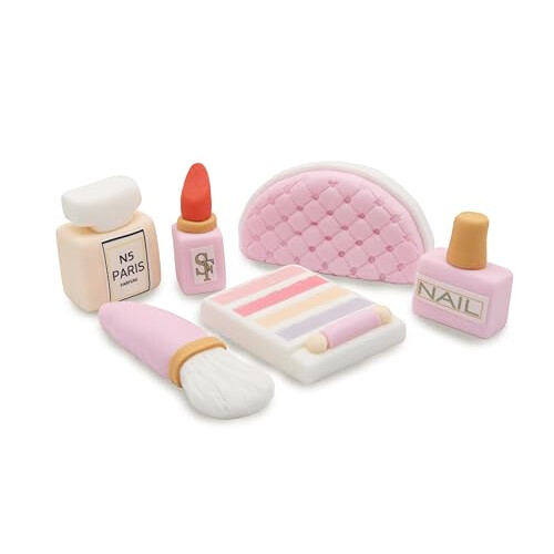 Edible Makeup Cake Toppers - Set of 6 | Perfume, Lipstick, Handbag ...