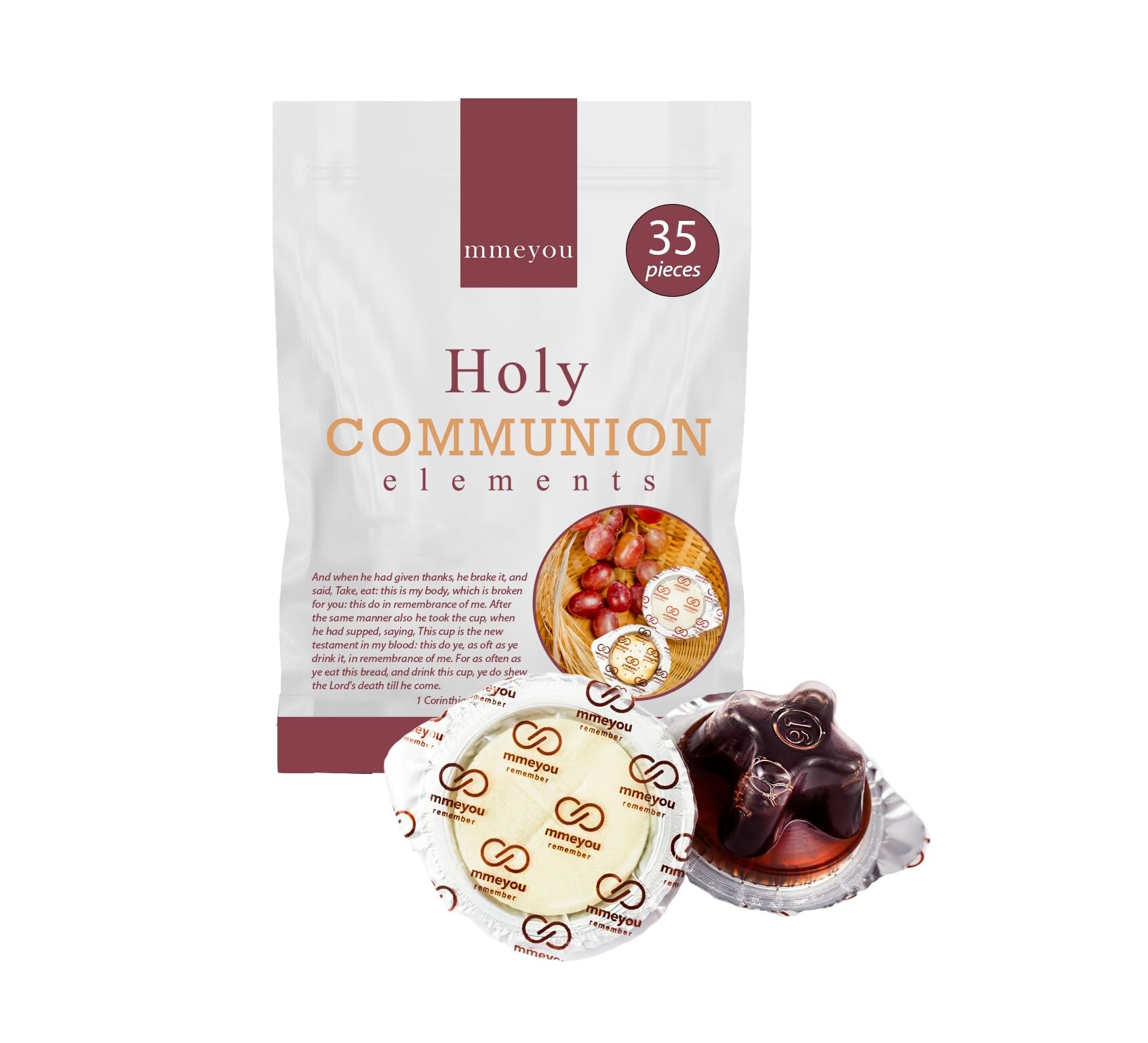 Mmeyou Packaged Holy Communion Wafers Prefilled Communion Wine Mmeyou ...