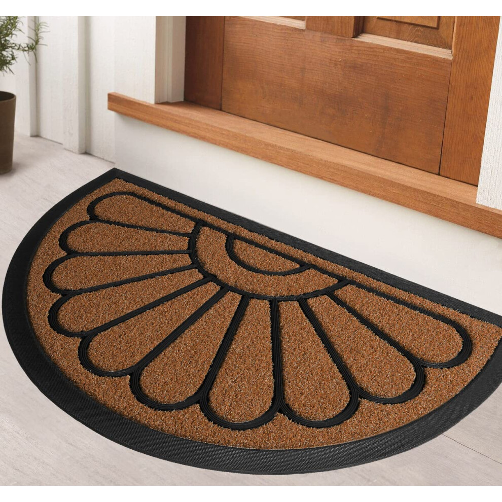Heavy Duty Door Mat Non Slip Rubber Door Mats Outdoor Mats for Front Door Low Profile Doormats Outside Door Mats on OnBuy