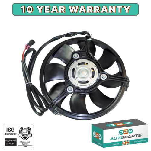 RADIATOR COOLING FAN WITH MOTOR FOR AUDI A4 (B5) A6 (C5) A8 (4D8 & 4E ...