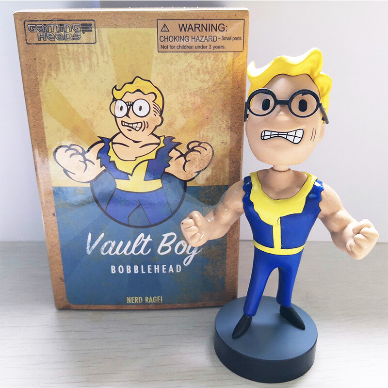 (Radiant Kid 26) Fallout 4 Vault Boy Bobblehead Gaming Anime Figures ...