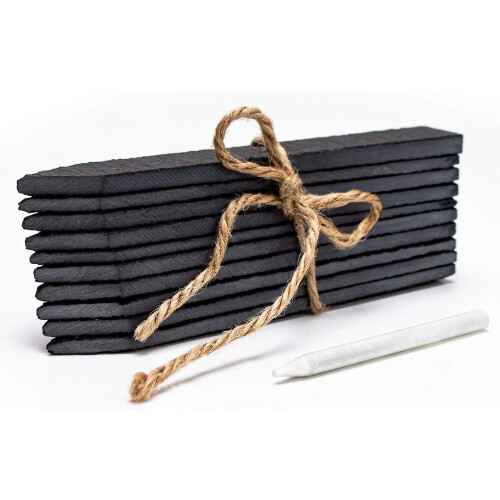 Aespa Slate Labels For Garden - Set Of 10 Reusable Labels Chalk ...