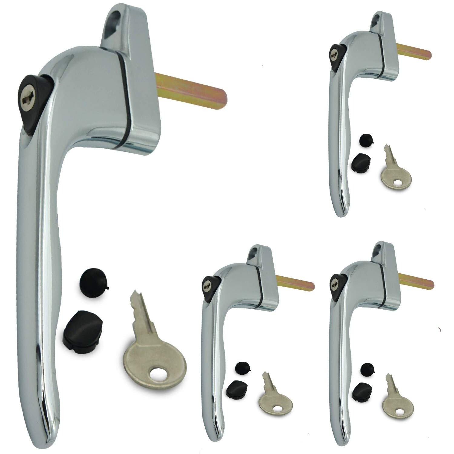 4 Heather Window Handles for UPVC Windows UPVC Window Handle Polished ...