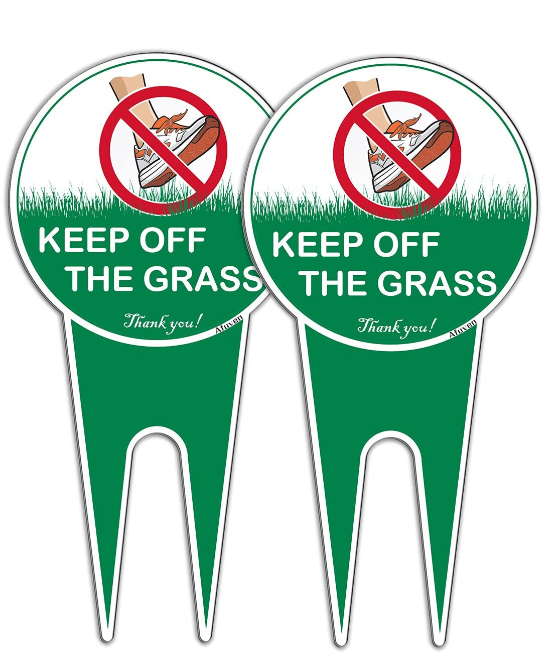 Keep Off The Grass Signs with spike 30 x 15cm Garden Yard Stay Off ...