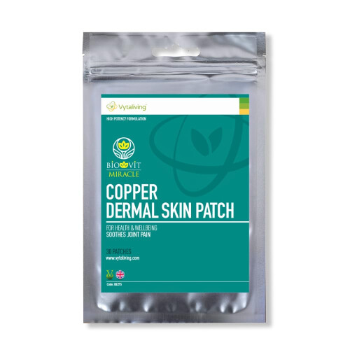 Biovit Miracle Dermal Copper Skin Patches (30 Patches) - Pain Relief ...