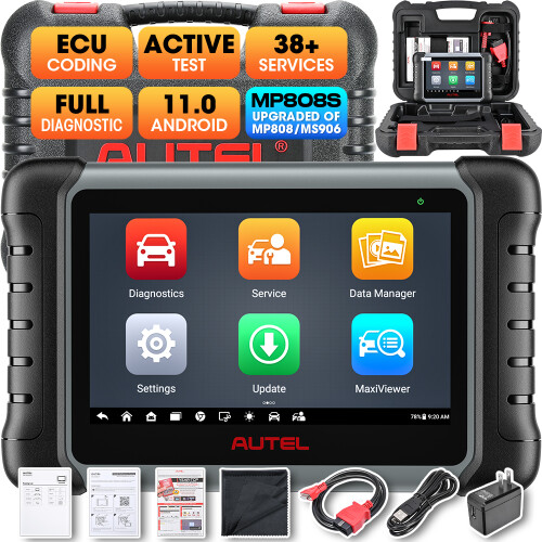 Autel MaxiPRO MP808S Bi-Directional Car Diagnostic Scan Tool Advanced ...