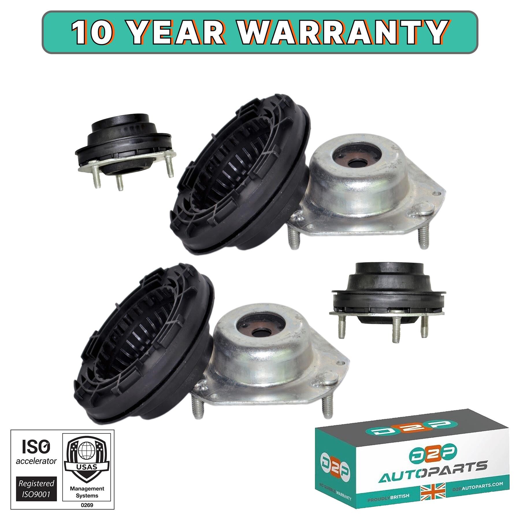 FRONT SUSPENSION STRUT TOP MOUNT & BEARING PAIR FOR FORD FIESTA MK7 ...