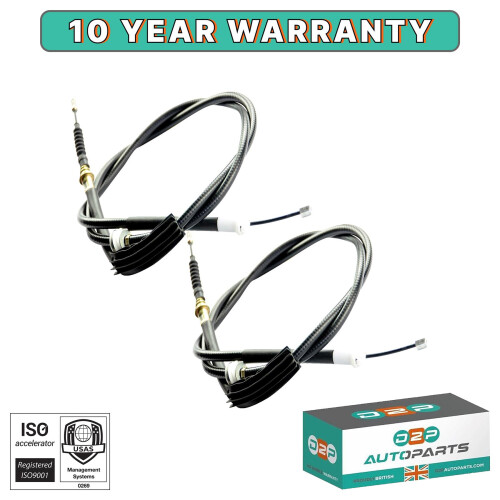REAR HAND BRAKE CABLES PAIR FOR FORD MONDEO MK3 1116840. on OnBuy