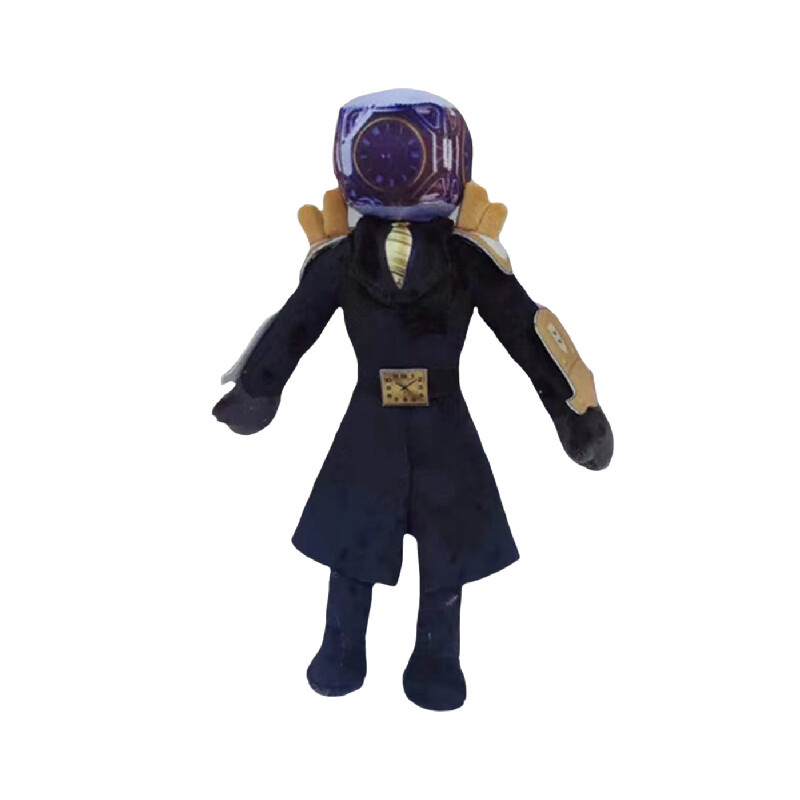 (Clock) Skibidi Toilet Titan Tv Man Future Large Clockman Plush Doll ...