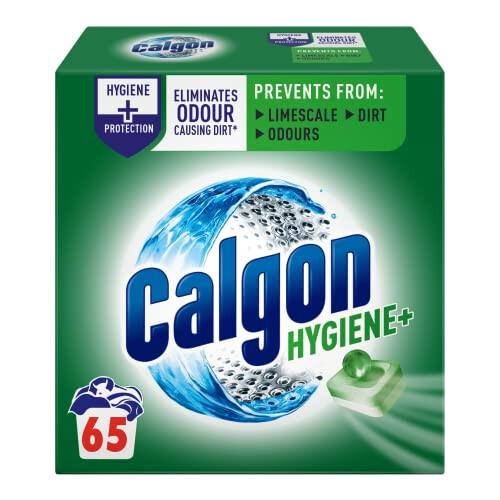 Calgon Hygiene Plus Water Softener Tablets, Washing Machine Cleaner ...