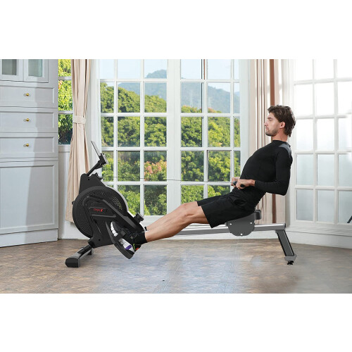 Dripex Magnetic Rowing Machine For Home Gym with Silent Aluminum Slide ...