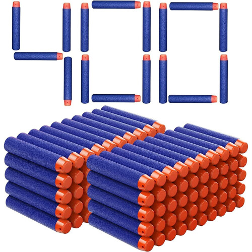 400 Pack Bullets for Nerf, 7.2cm Refill Foam Darts for X Shot N-Strike ...