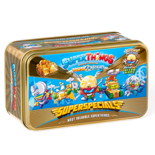 SUPERTHINGS Gold Tin Power Machine Series – Contains all the special ...