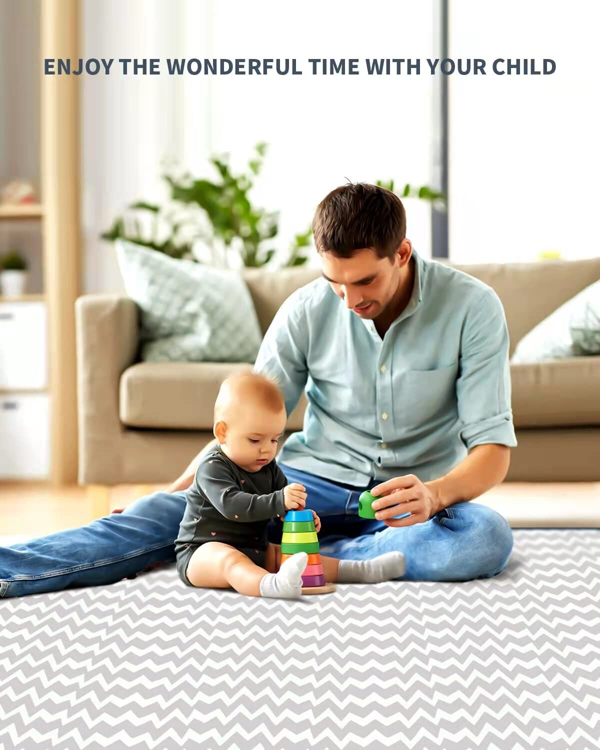 High Chair Splash Mat, 53” Splat Mat Wipe clean Waterproof Mat Non Slip ...