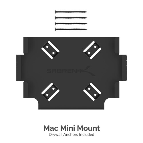 Mac Mini Mount, VESA Mount for Mac Mini M1 Premium Aluminum Wall Mount ...
