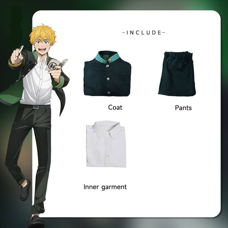 (Akihiko Nirei, XXL) Breaker Anime Wind Cosplay Costume Haruka Sakura ...