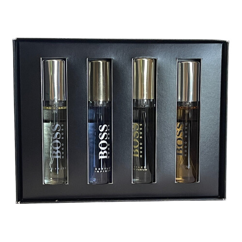 Hugo Boss Mini Collection for Men 4 x 10ml Spray Travel Set on OnBuy