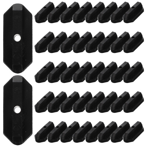 100-Pack Universal Black ABS Deck Fasteners for Narrow-Gap Composite ...