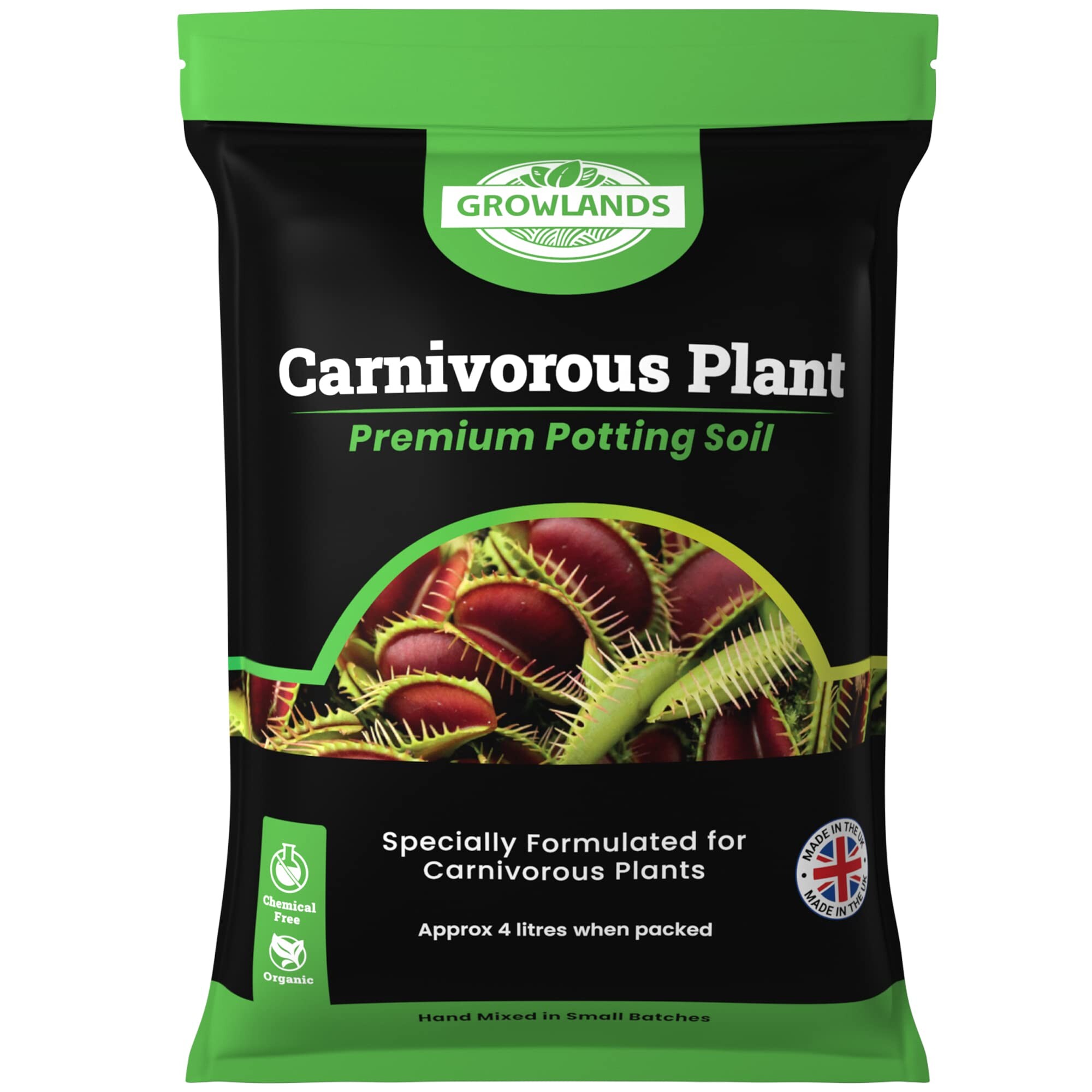 4L Premium Carnivorous Plant Soil - Carnivorous Plant Compost Repotting ...