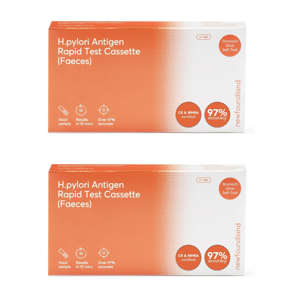 Advanced Stomach Ulcer Test Kit - 2-Pack Ulcer Detection Strips - Early ...