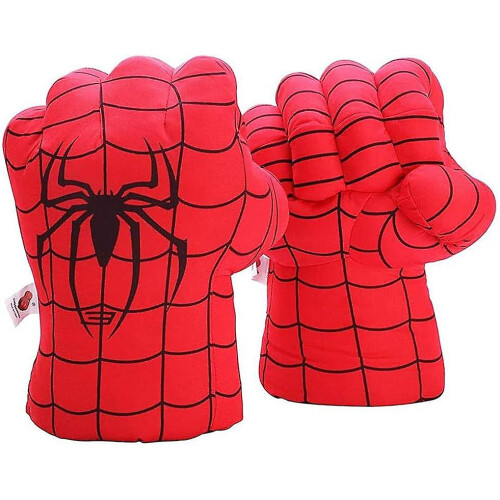 Spider-man Smash Hands Boxing Gloves Toys Big Soft Plush Hero Fists ...