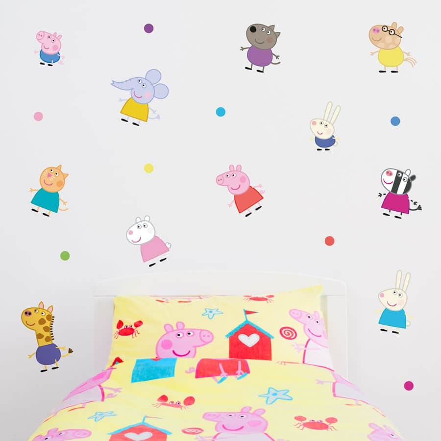 (Peppa Pig and Friends Stickarounds, Regular) Peppa Pig Wall Stickers ...