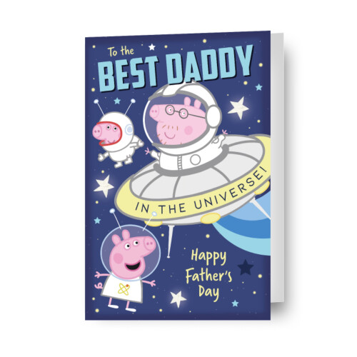 Peppa Pig 'Best Daddy' Father's Day Card on OnBuy