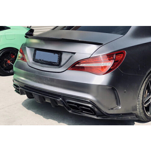 Carbon Fiber FD Style Rear Spoiler Lip For Benz CLA W117 C117 CLA45 ...