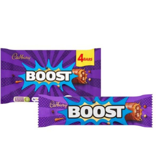 Cadbury Boost Chocolate Bar 4 Pack Multipack 148g(pack of 3) on OnBuy