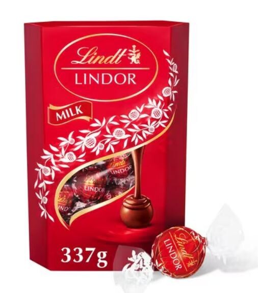 Lindt Lindor Milk Chocolate Truffles Carton 337G on OnBuy