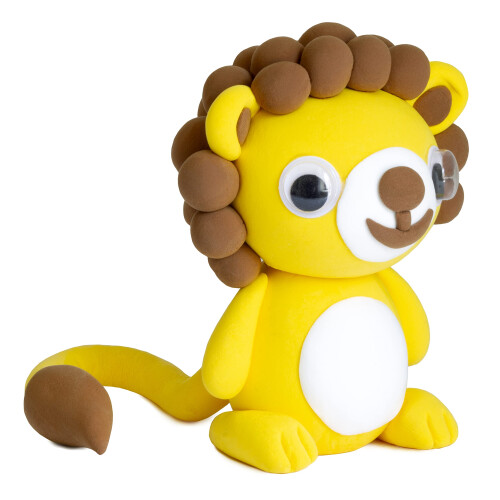 Clay Pals Lion - Easy Sculpt Fun Fast Air Drying Non Toxic Quick Dry ...