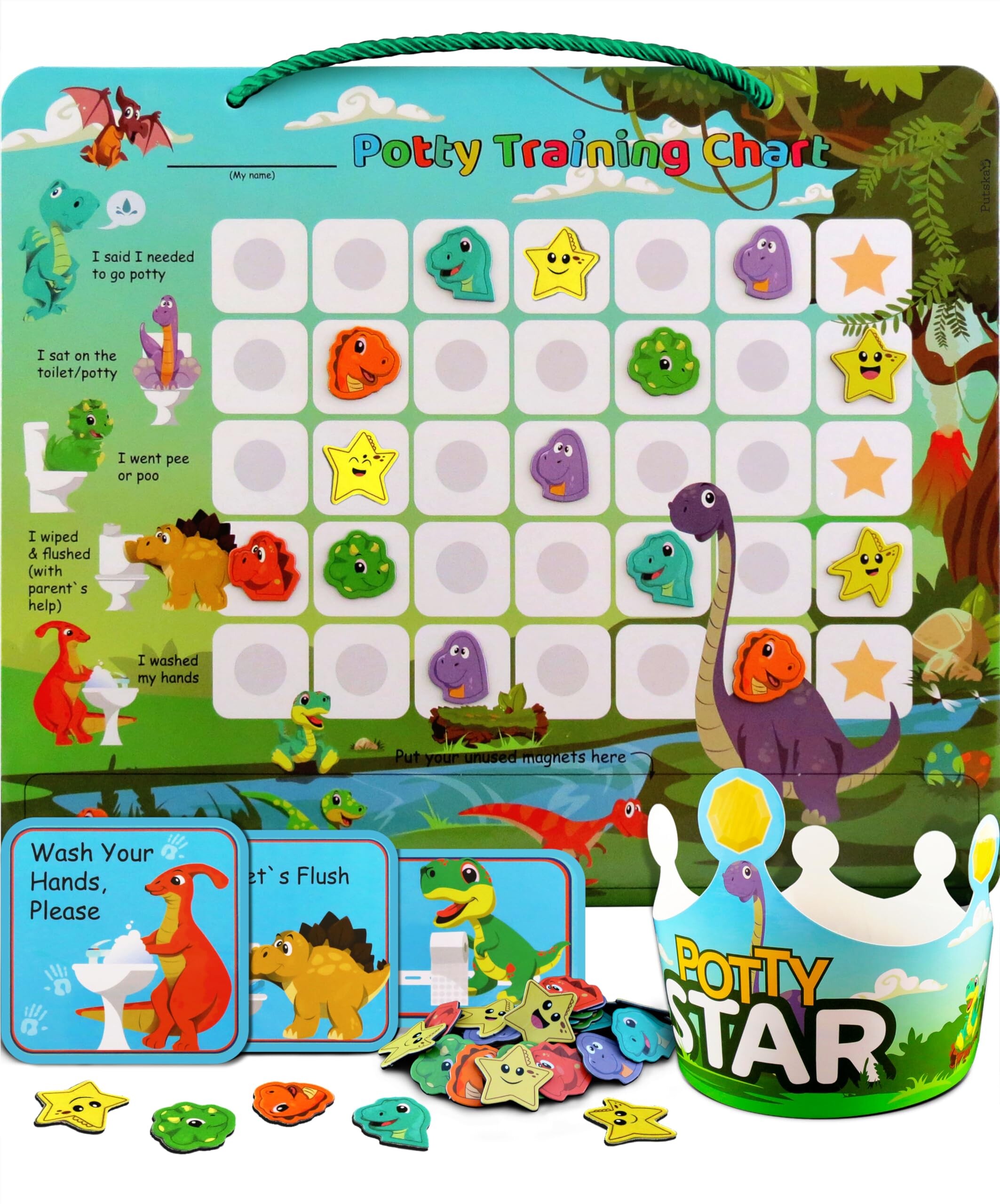 Potty Training Reward Chart. Reward Charts for Children Behavior with ...