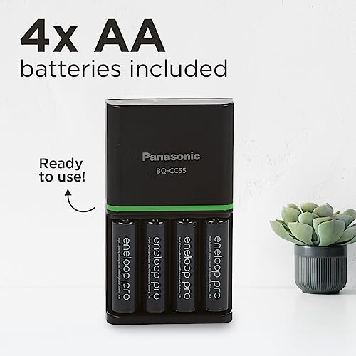 Panasonic eneloop SmartPlus charger | for 1-4 AA/AAA Ni-MH batteries ...