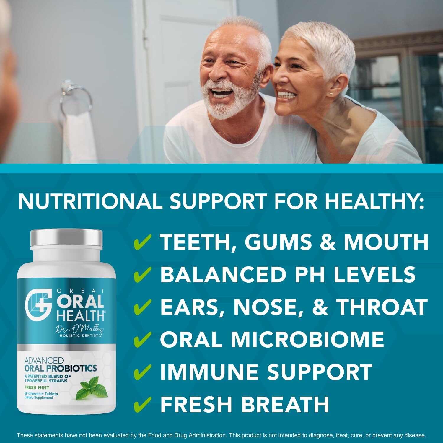 Advanced Oral Probiotics for Mouth - Bad Breath Treatment Supplement ...